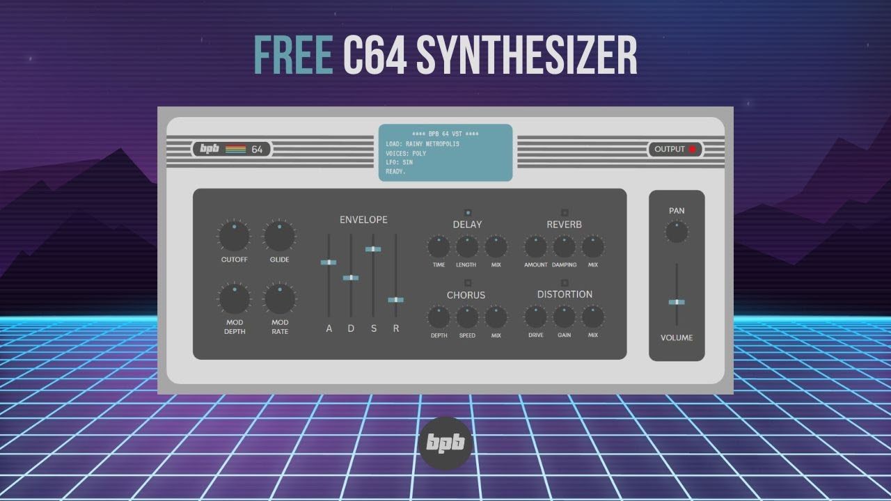 BPB 64 The Free Commodore 64 Virtual Synth Plugin - The Oasis BBS