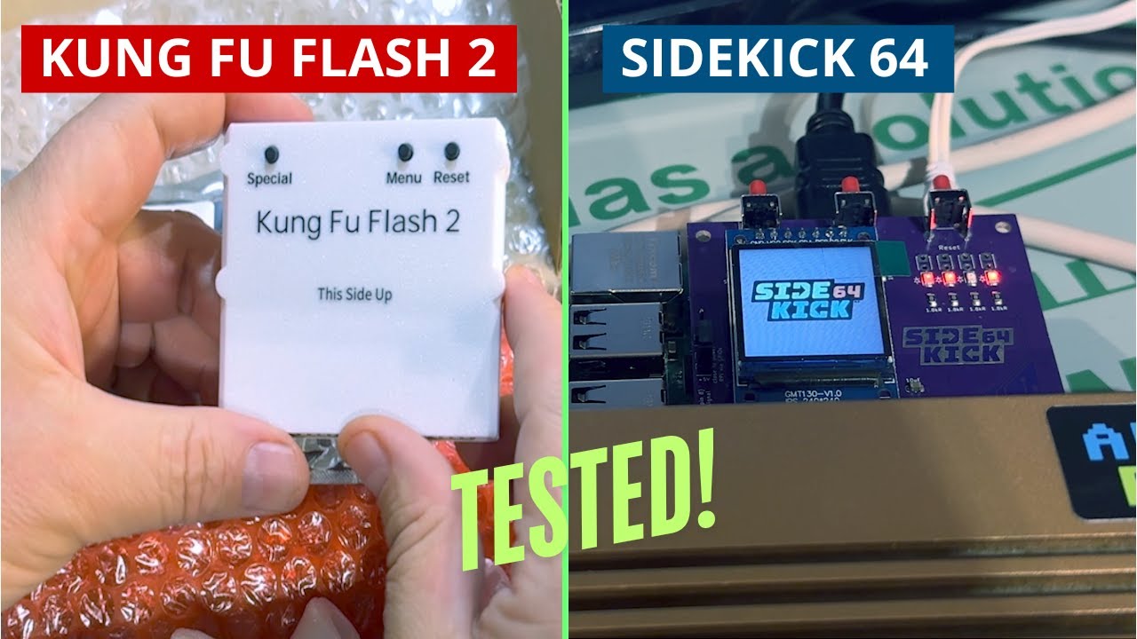 Kung Fu Flash 2 vs. SideKick64: Which Is the Better C64 Expansion? - The Oasis BBS